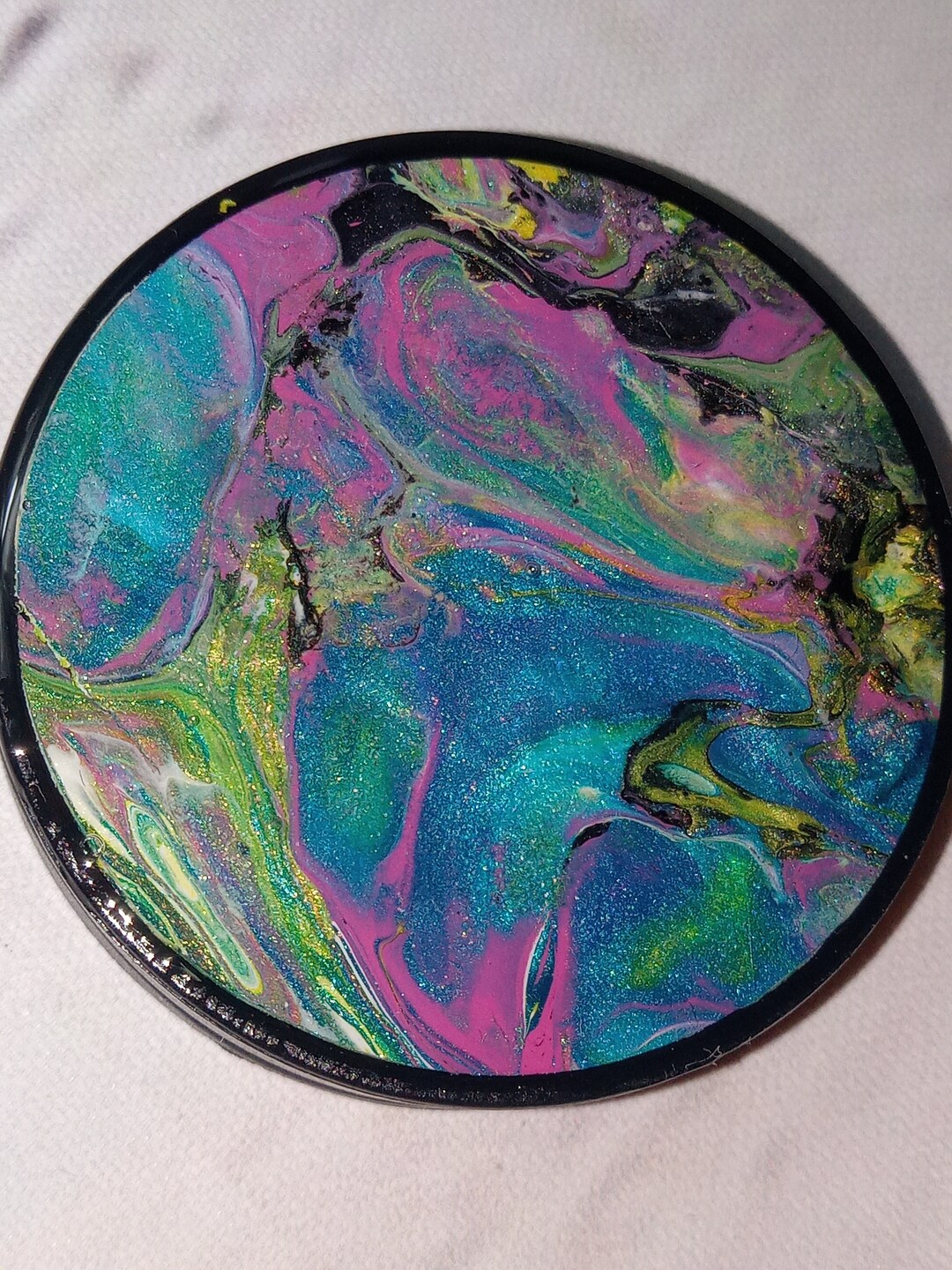 Set #6 Multicolor Design Pop Socket| Handmade Acrylic Painted Phone ...