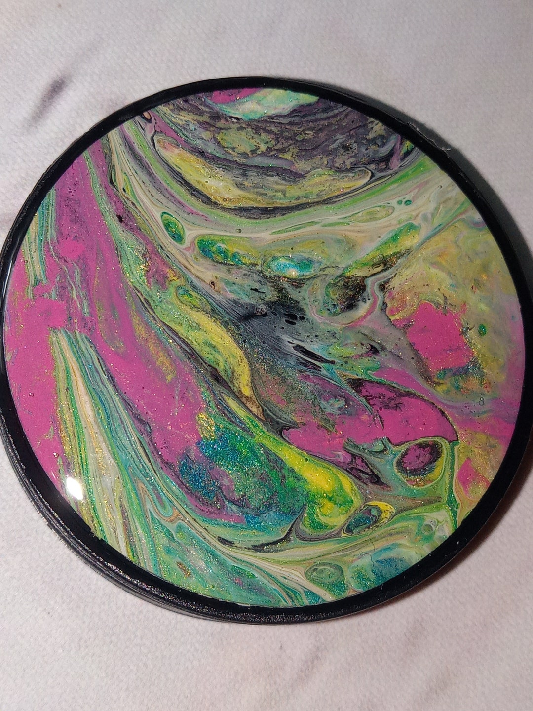 Set #5 Multicolor Design Pop Socket| Handmade Acrylic Painted Phone ...