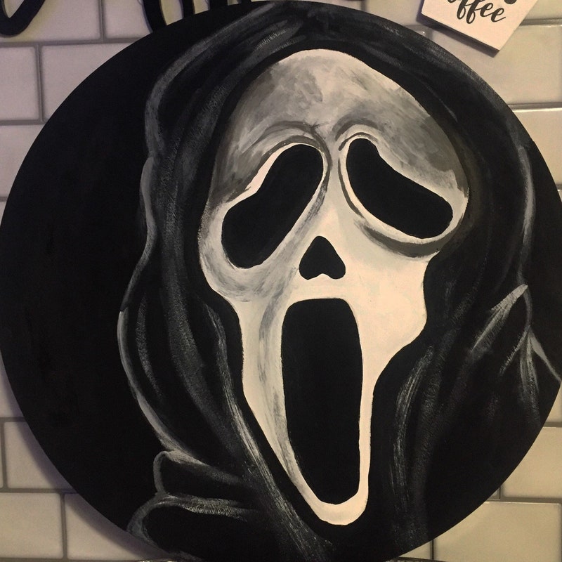 Ghost Face Painting - Etsy