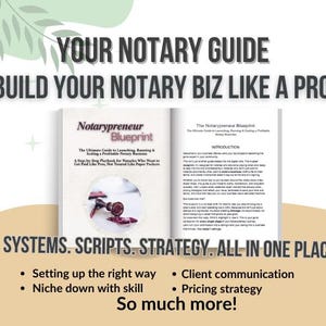 Notary Guide | Notary Business Guide | Notary | Notary Start-up ...