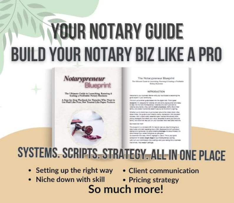 Notary Guide | Notary Business Guide | Notary | Notary Start-up ...