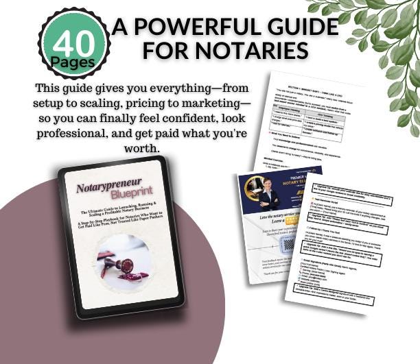 Notary Guide | Notary Business Guide | Notary | Notary Start-up ...