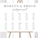 F1 RACETRACK THEMED Wedding Table Numbers, Modern Table Name Sign Grand ...