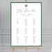 ELEGANT GOLF THEMED Wedding Table Plan, Golf Course Seating Chart, Par ...