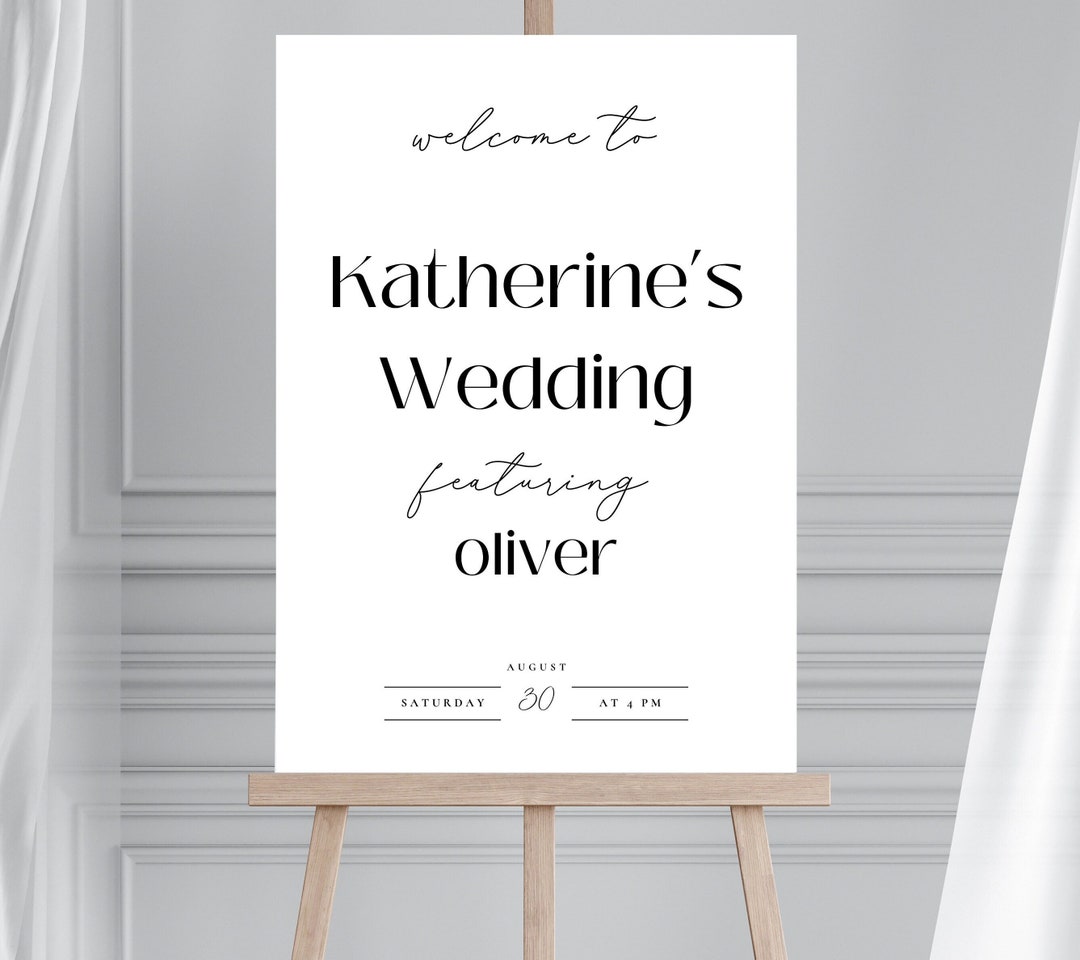 Featuring Husband Wedding Welcome Sign, Featuring Wedding Welcome Sign ...