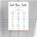 F1 RACETRACK THEMED Wedding Table Plan, Grand Prix Seating Chart ...