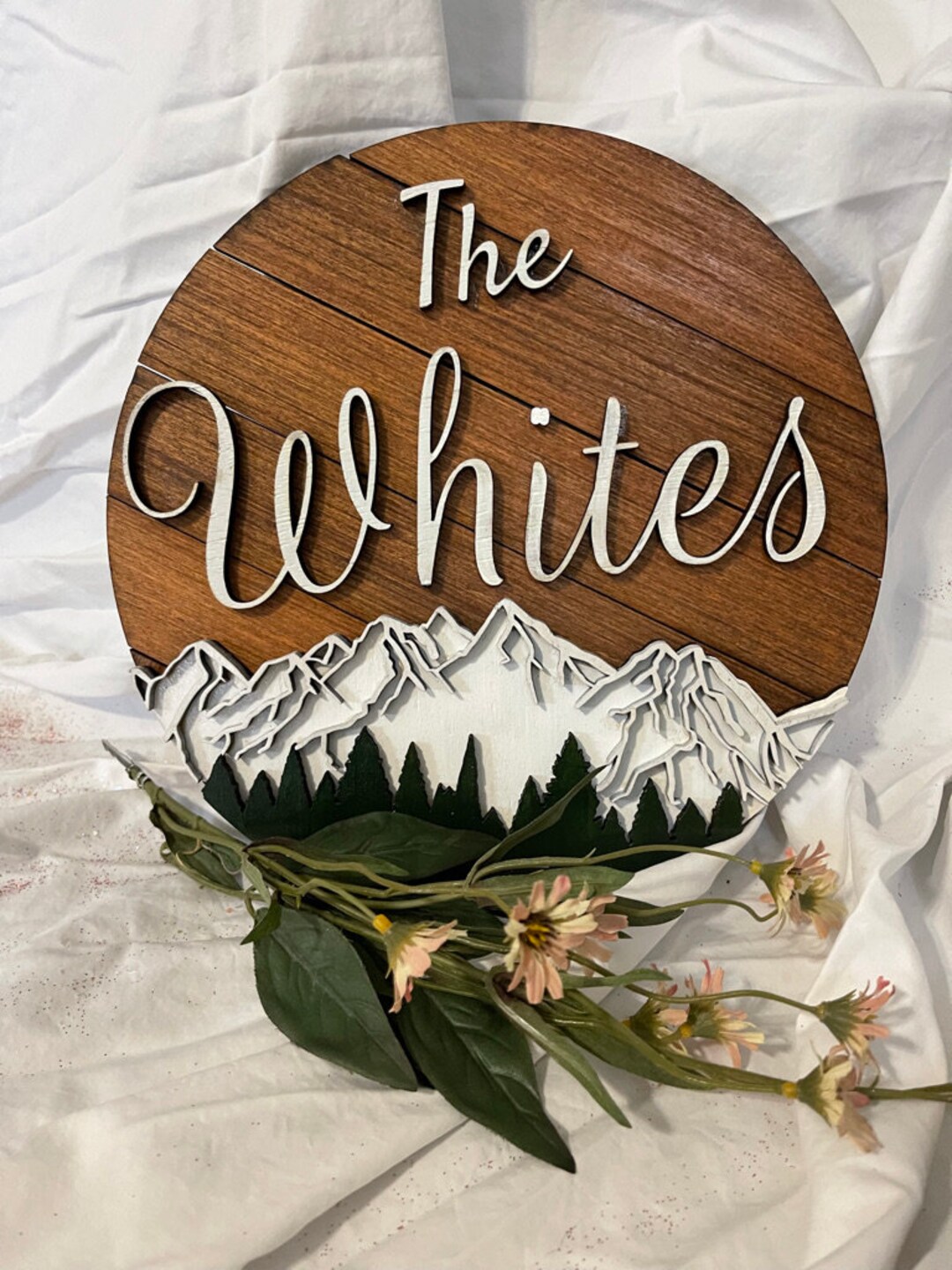 Custom Made Mountain Sign - Etsy