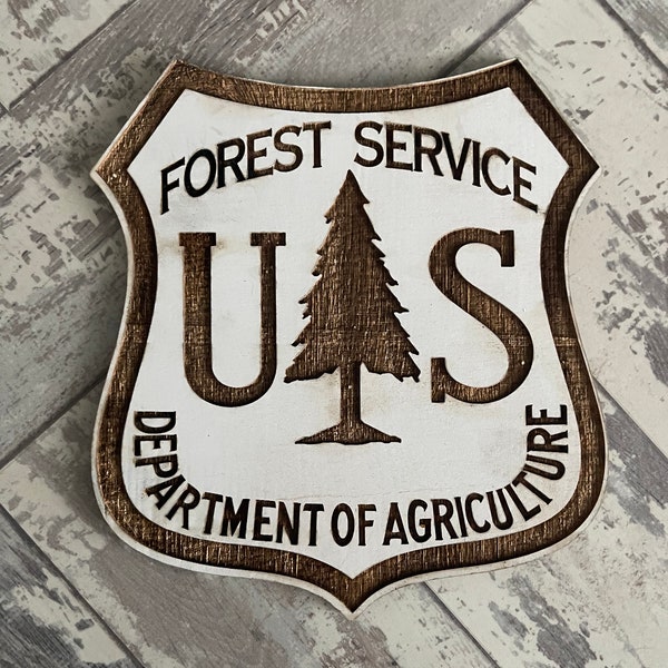 Forest Service Sign - Etsy