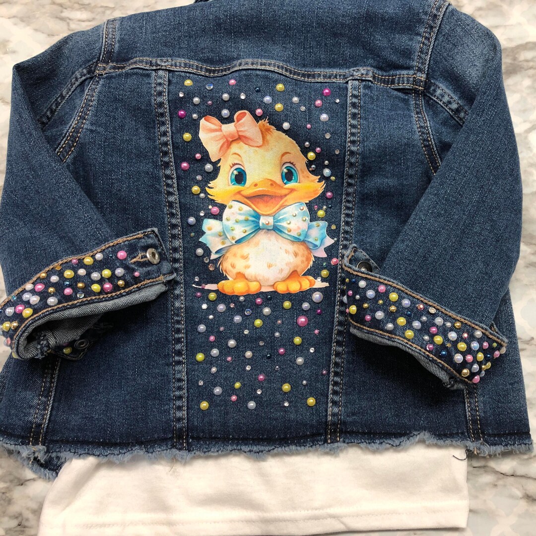 Little Girls Jean Jacket and T-shirt Set With Optional Matching Tutu ...