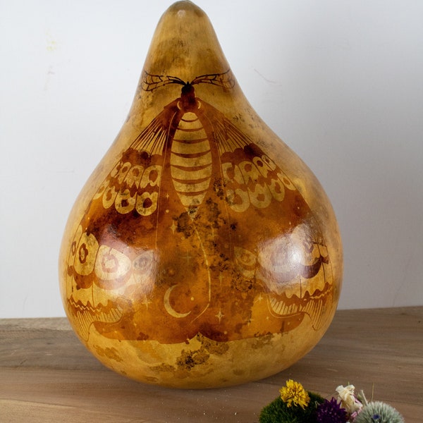 Pyrography Gourd - Etsy