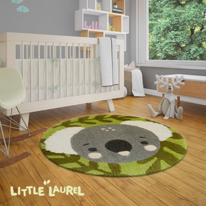 KOALA RUG | Handmade Bedroom Rug, Tufted Rug, Children Room Rug, Kids ...