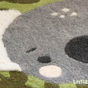 KOALA RUG | Handmade Bedroom Rug, Tufted Rug, Children Room Rug, Kids ...
