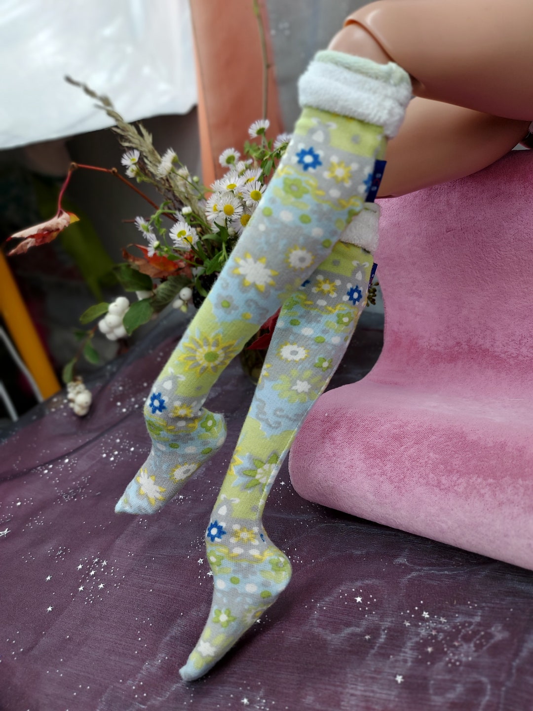 Smart Doll Mesh Stockings. Winter and Christmas Theme. - Etsy