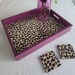 Leopard Print Tray / Serving Tray / Decorative Tray / Tabletop - Etsy