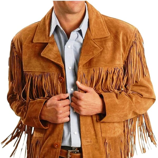 Suede Fringe Jacket - Etsy