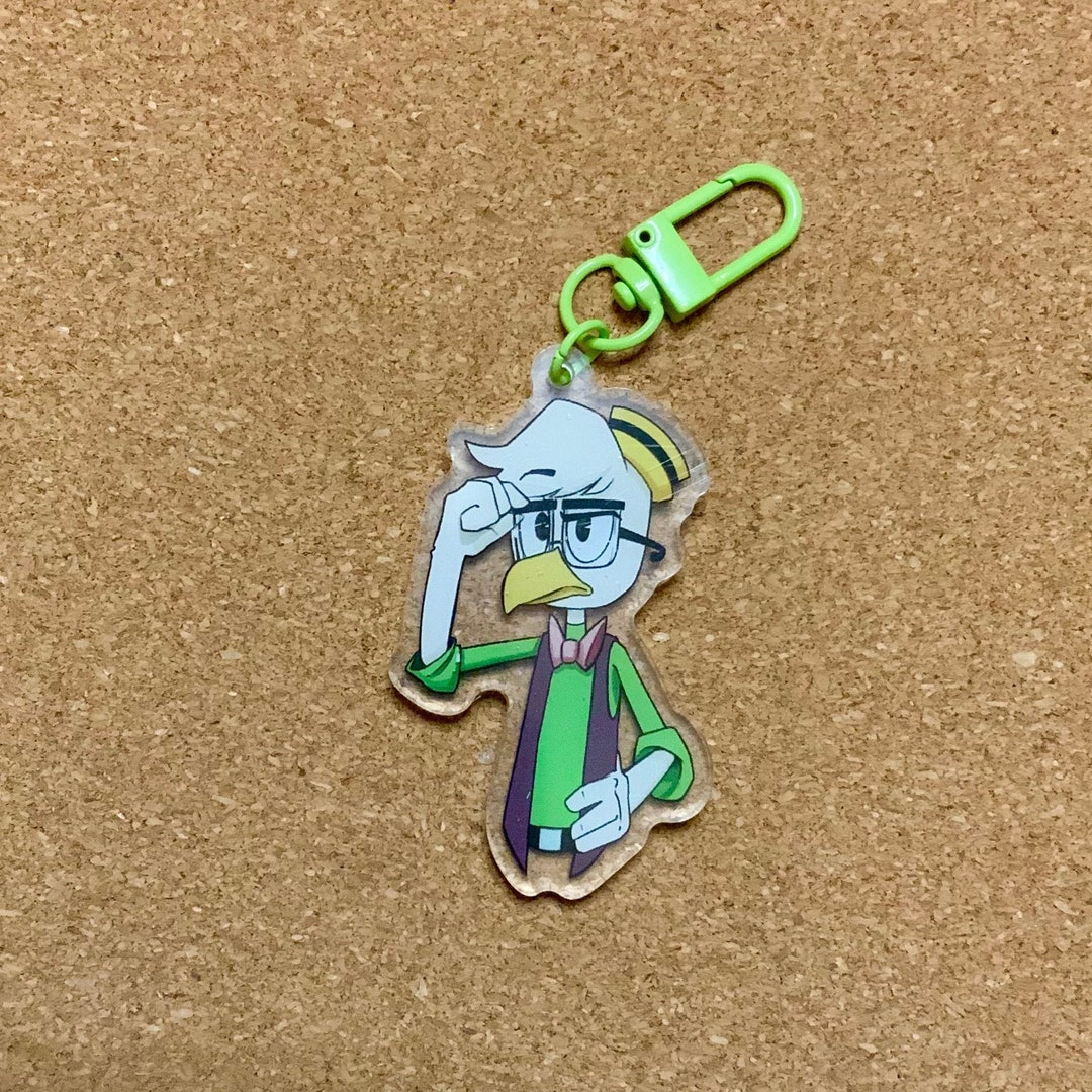 Ducktales Gyro Gearloose Acrylic Keychain | Cute Cartoon Charm Double ...