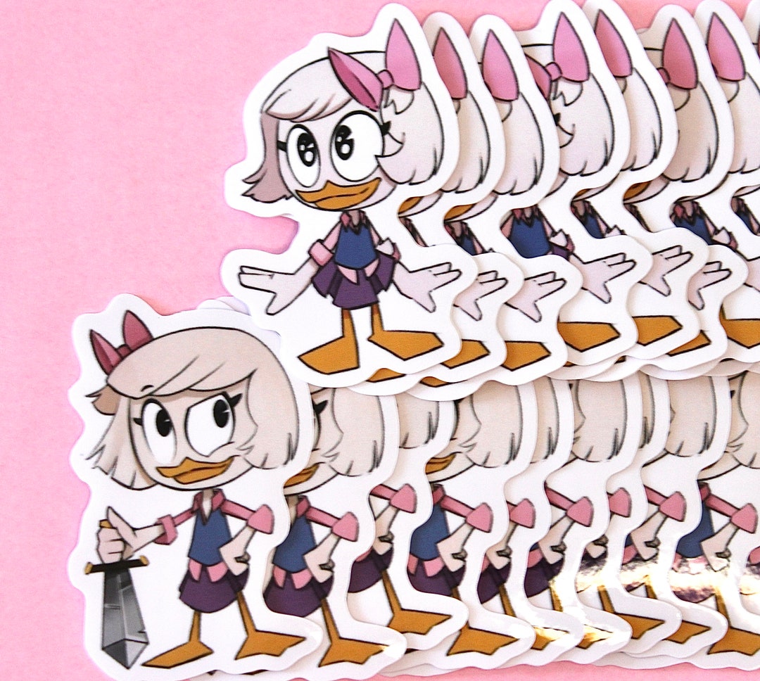 Webby Vanderquack Stickers | Animation Cartoon Accesories - Etsy