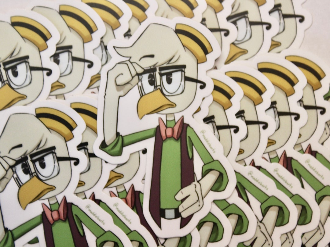 Gyro Gearloose Ducktales Vinyl Sticker - Etsy