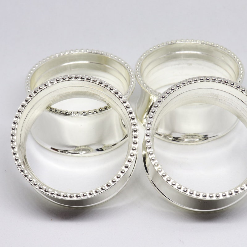 Silver Napkin Rings - Etsy