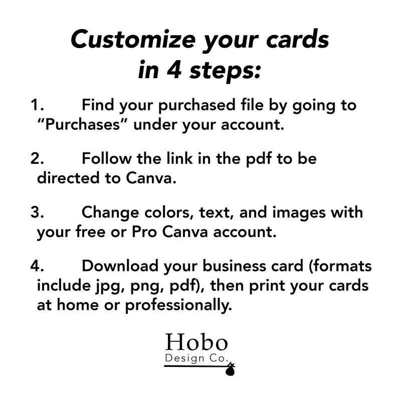 Airplane Flight Instructor Business Card 1 Side DIGITAL - Etsy