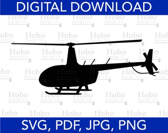 Bell 206L Long Ranger Helicopter DIGITAL DOWNLOAD - Svg, Pdf, Jpg, Png ...