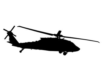 Black Hawk Decal - Etsy