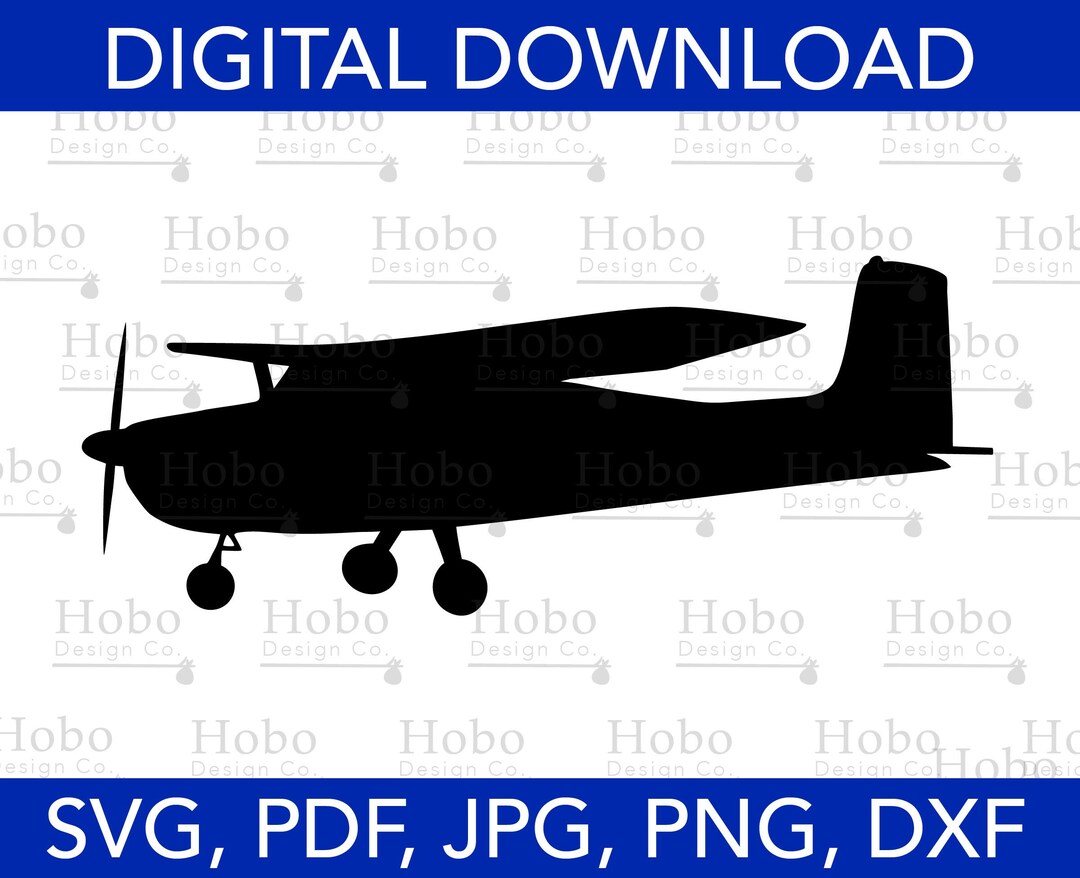 Cessna 172 Straight Tail Airplane DIGITAL DOWNLOAD - Svg, Pdf, Jpg, Png ...
