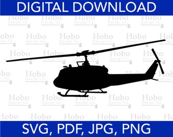 Bell 206L Long Ranger Helicopter DIGITAL DOWNLOAD - Svg, Pdf, Jpg, Png ...
