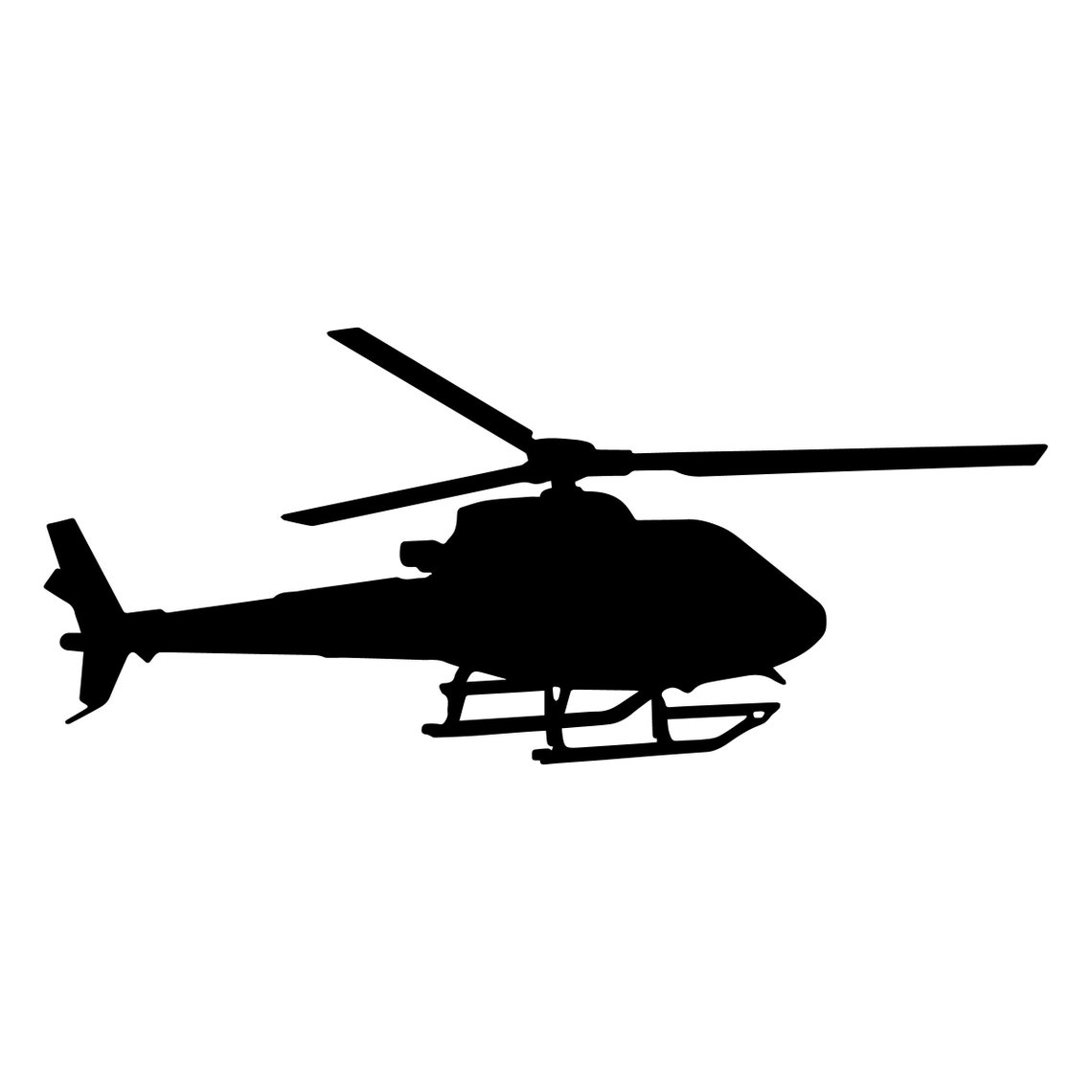 Astar/h125/as350 Helicopter Vinyl Decal 4.5in X 2in - Etsy