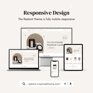 Radiant - Candle Shopify Theme | Aesthetic Shopify Template | Clean ...