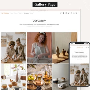 Artisan - Handmade Goods Shopify Theme | Craft Shopify Template ...