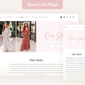 Story - Boutique Shopify Theme | Fashion Shopify Template | Feminine ...
