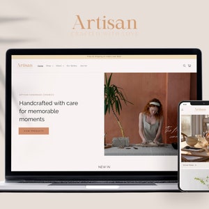 Artisan Handmade Goods Shopify Theme Craft Shopify - Etsy