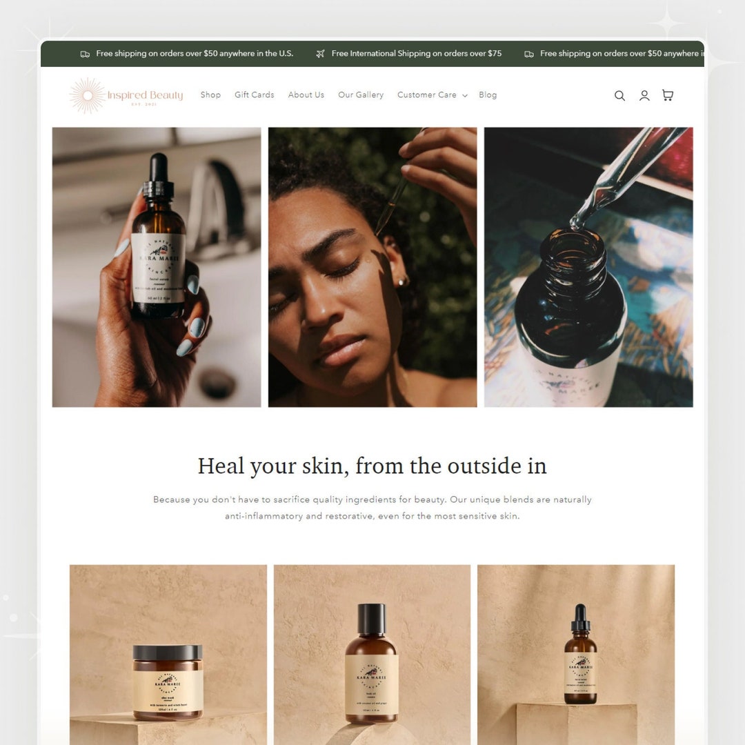 Beauty - Skincare Shopify Theme | Health & Beauty Shopify Template ...