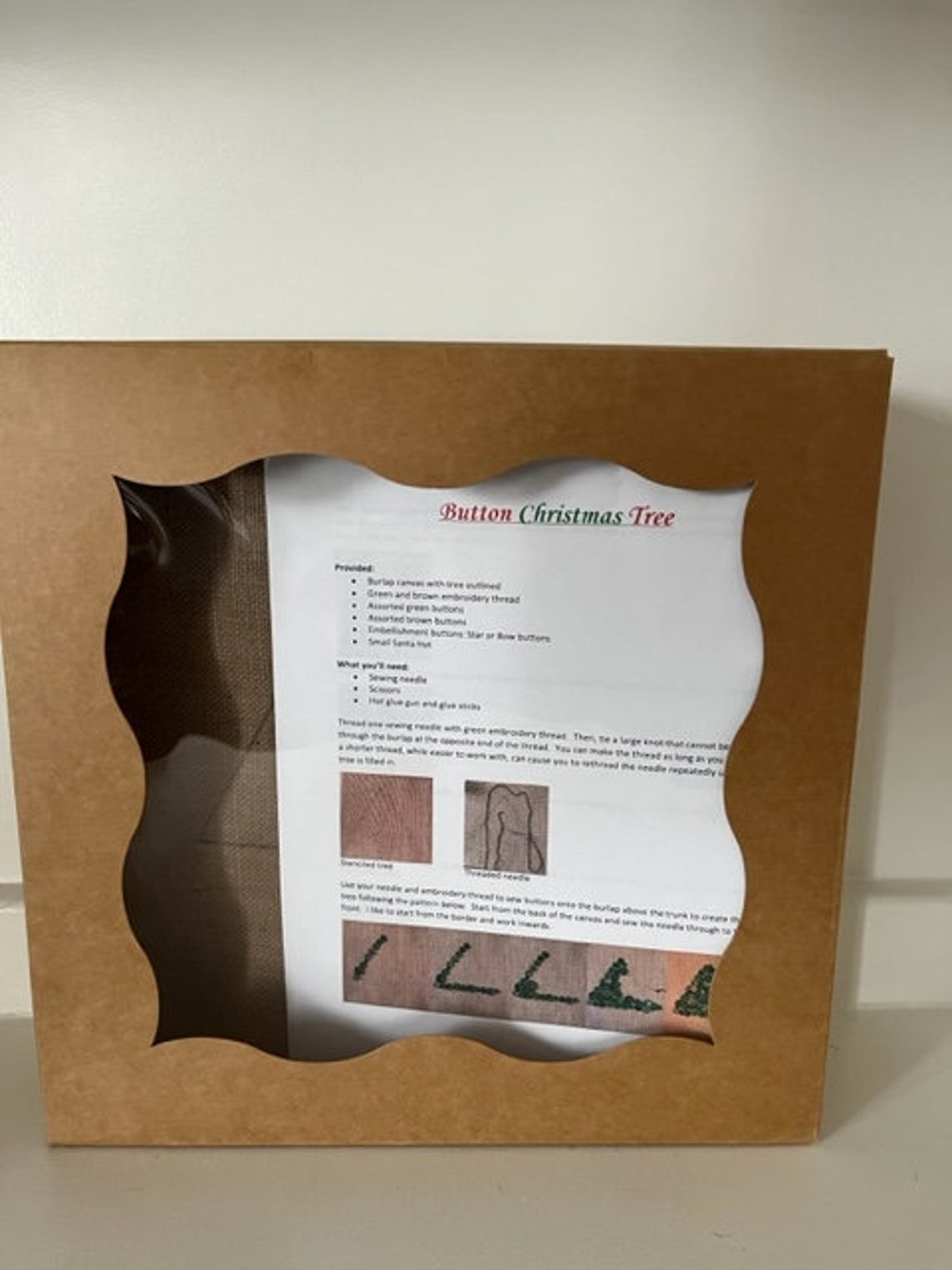 Christmas Tree Button Kit - Etsy