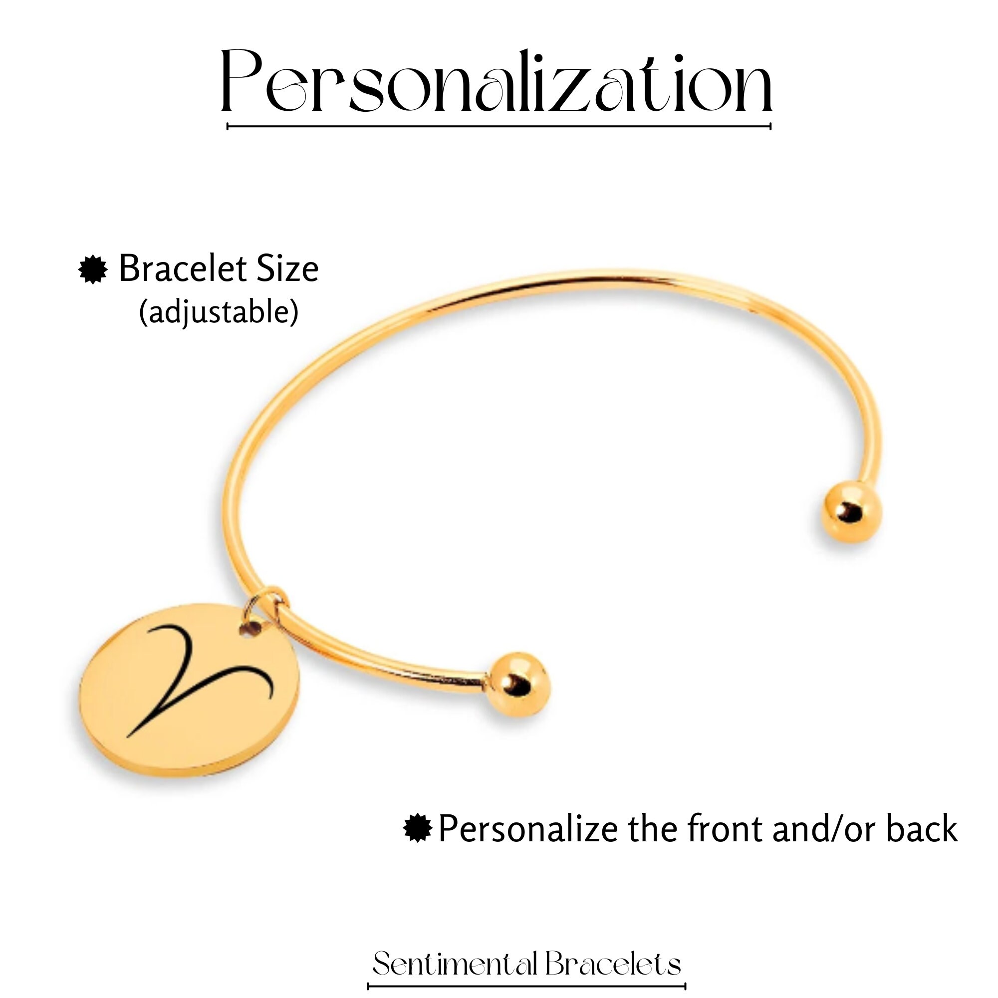 Birthday Bangle, Zodiac Sign Bangle, Personalized Birthday Bracelet ...