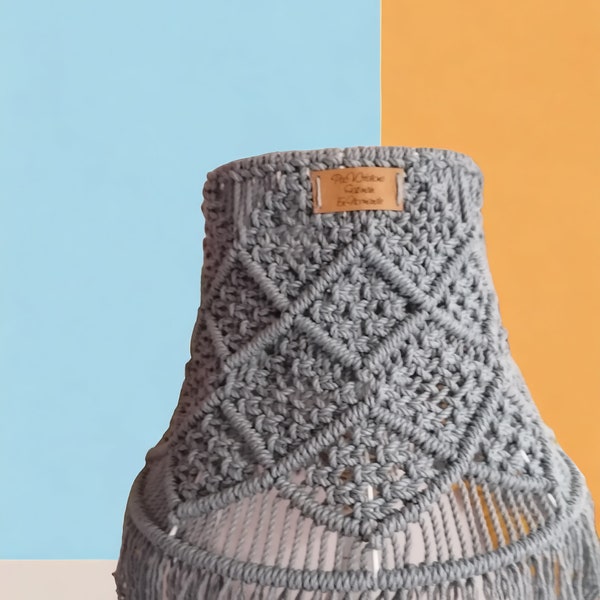 Macrame Lampshade - Etsy