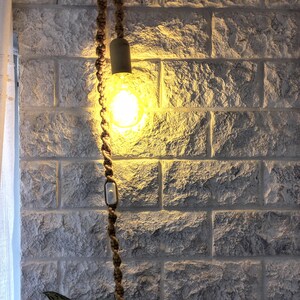 Portable Lamp, Hanging Lamp - Natural - Etsy