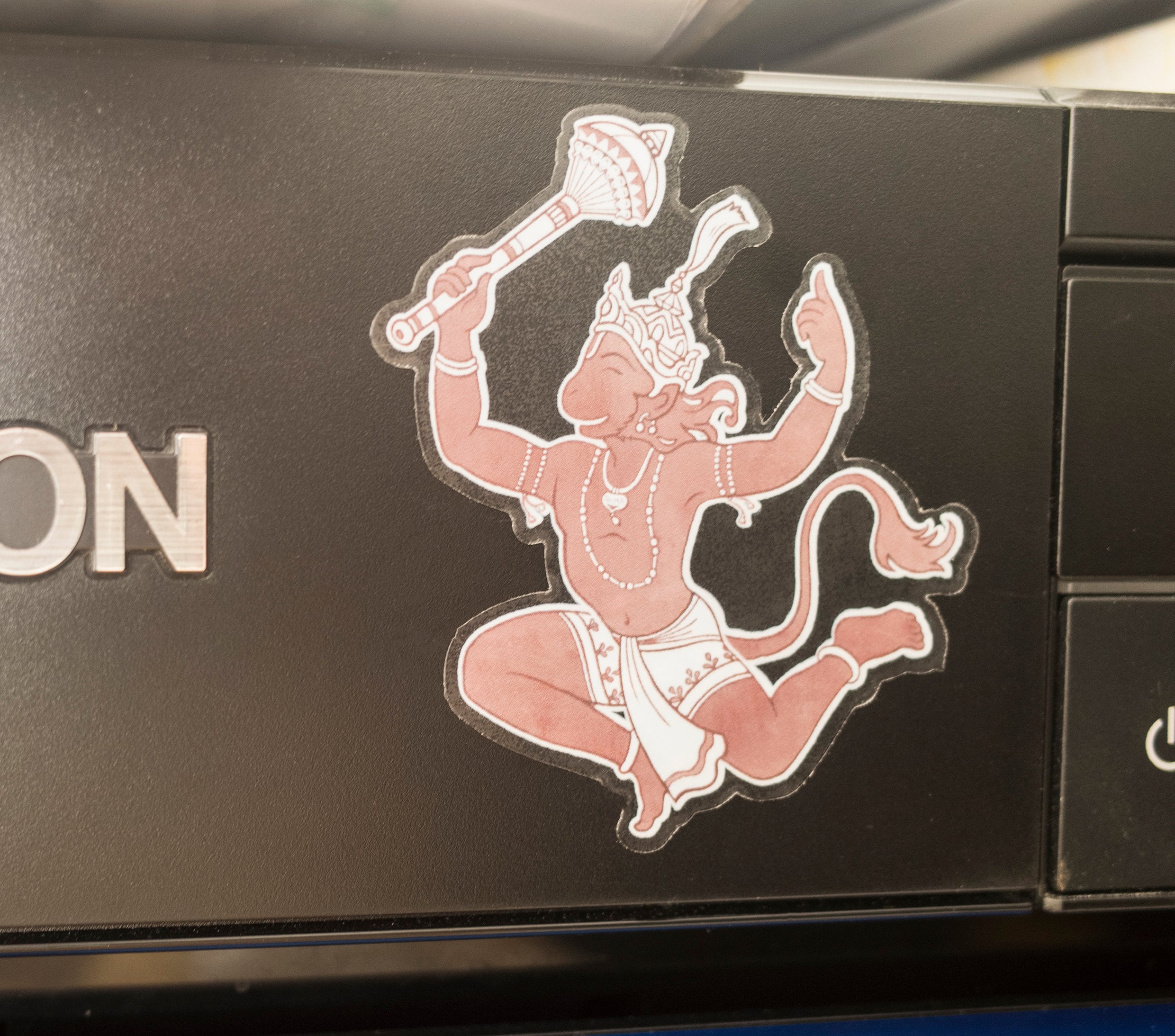 Hanuman Clear Sticker | Transparent | Vinyl | Waterproof - Etsy