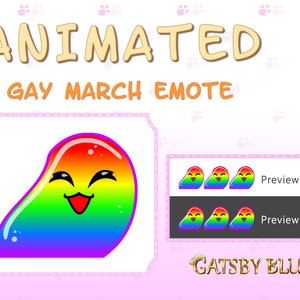 ANIMATED EMOTE | LGBTQ+ | Twitch | Discord | Youtube | Pride | Cute ...