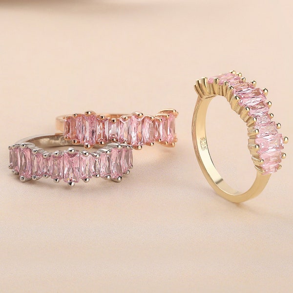 Pink Stone Ring - Etsy