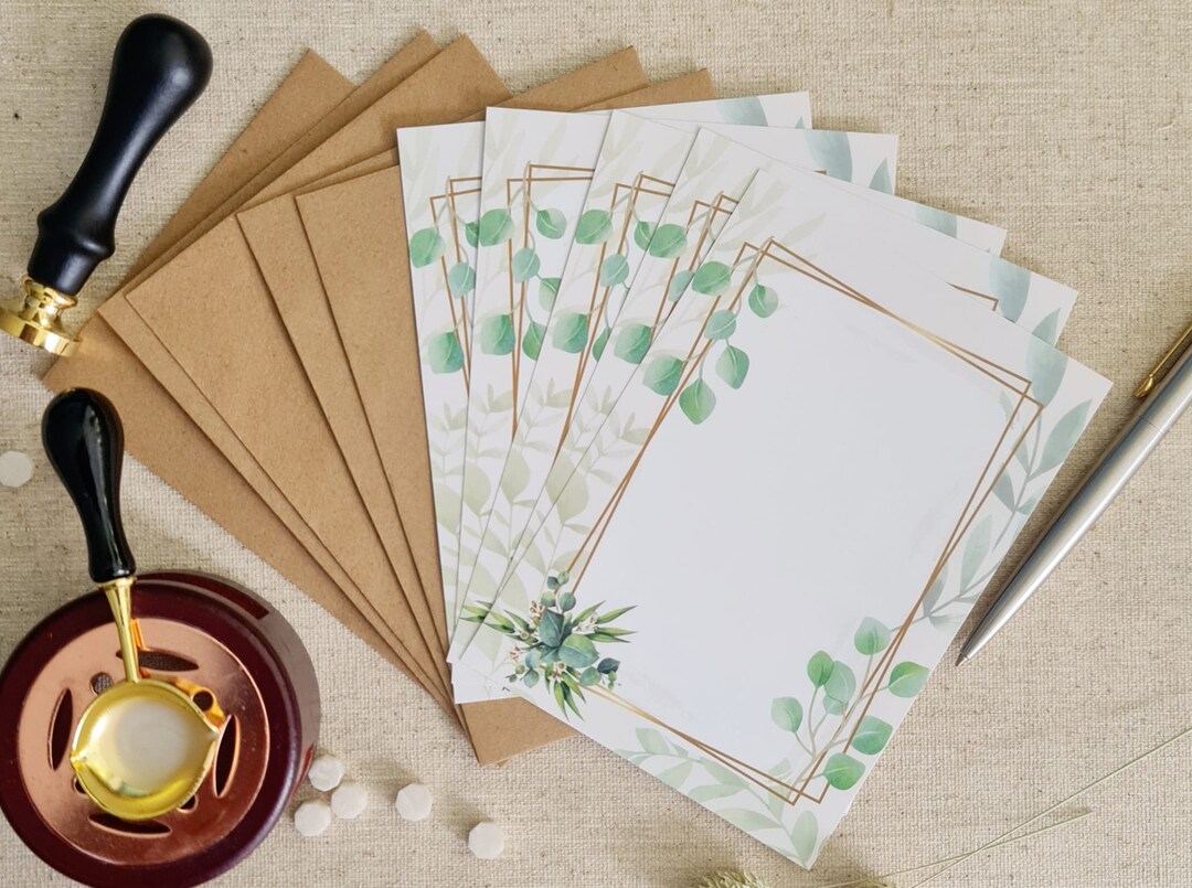 Single Card Design Card in A6 Format 5 Pieces to Design Yourself With ...
