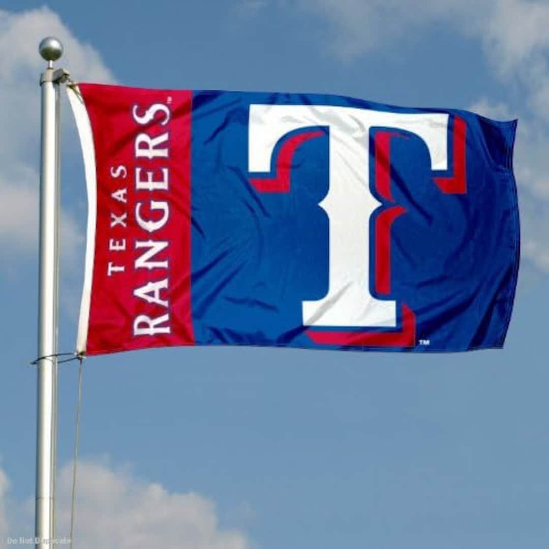 Texas Rangers Flag 3ftx5ft Banner - Etsy