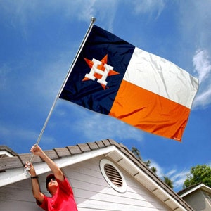 Houston Astros State of Texas Logo Flag and Banner - Etsy