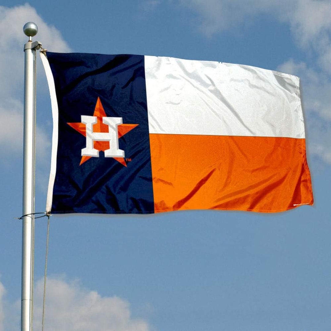Houston Astros State of Texas Logo Flag and Banner - Etsy