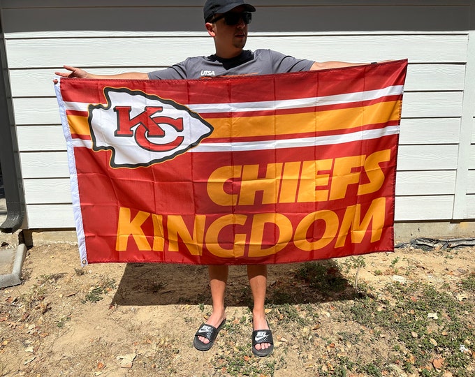Kansas City Chiefs "chiefs Kingdom" Flag - Etsy