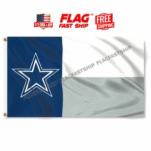 Dallas Cowboys Texas State Flag - Etsy