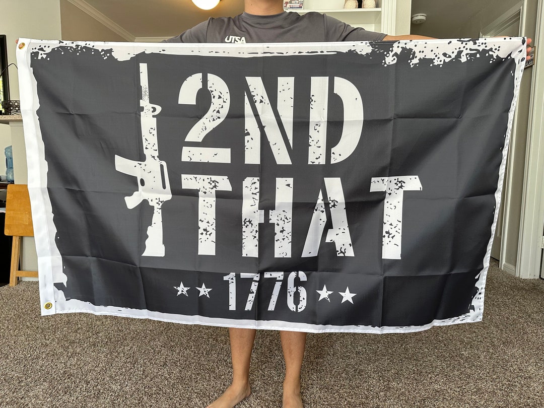 2nd That Patriotic Flag 2nd Amendment AR-15 Pro Gun Flag Gifts for Dad ...