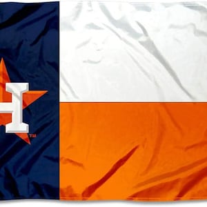Houston Astros State of Texas Logo Flag and Banner - Etsy