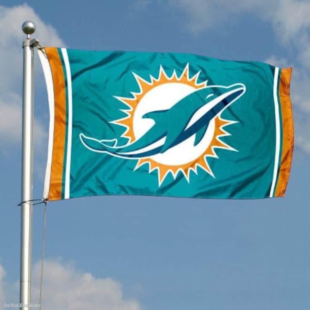 Miami Dolphins Large 3x5 Flag - Etsy